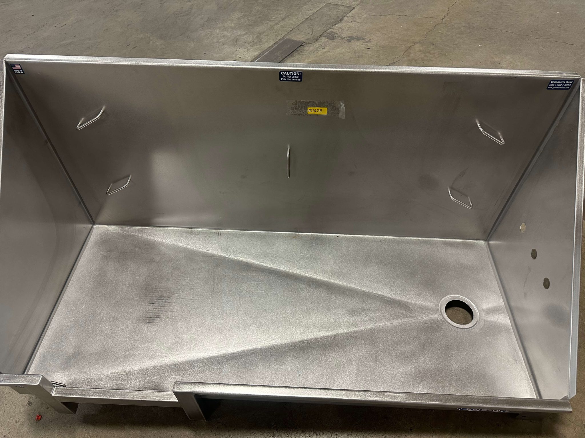 ADA Compliant Walk-Through Grooming Tub | Free Shipping in US